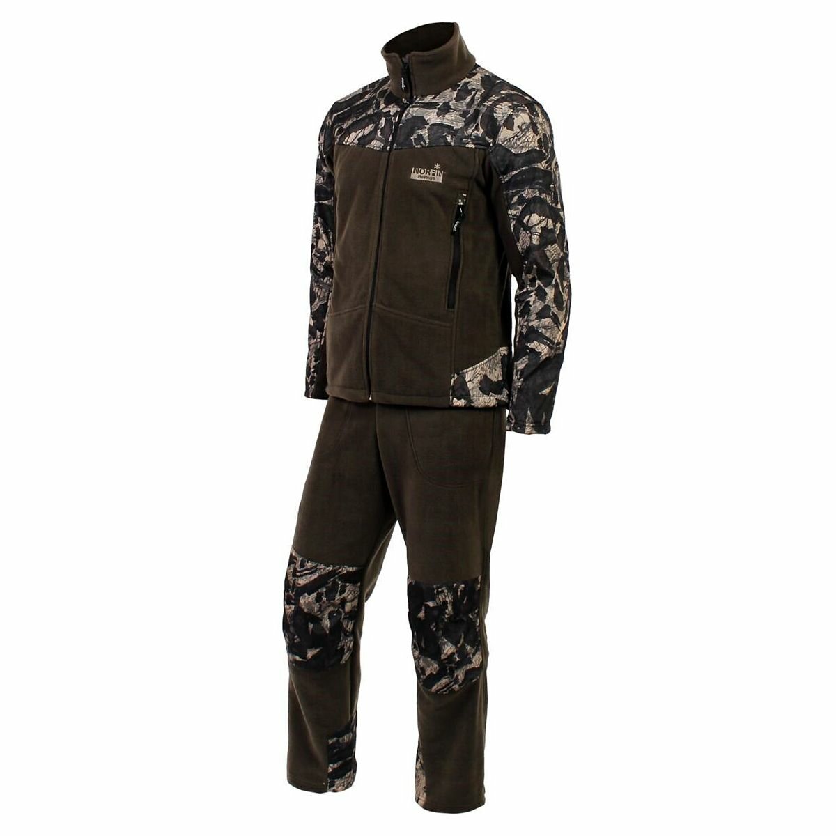Костюм ткань флис NORFIN BERINGS CAMO GREEN (Разм. XXL / )