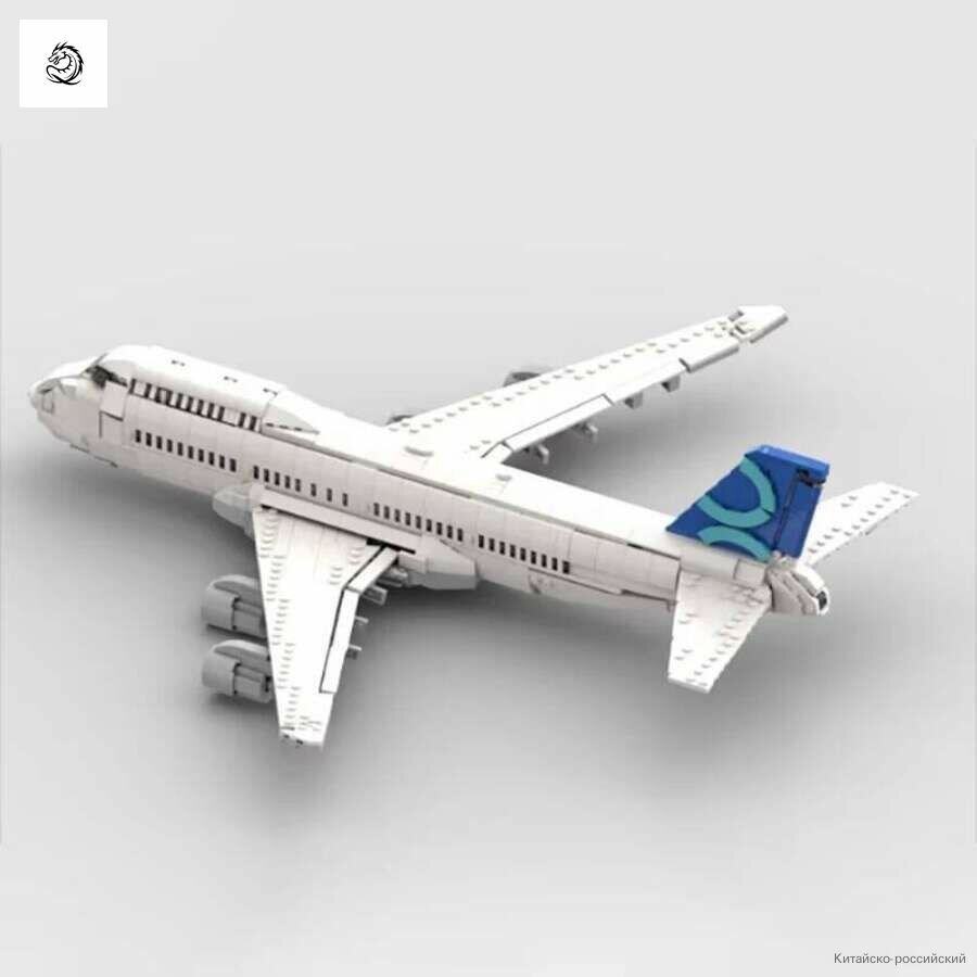 Конструктор из строительных блоков Boeing 747 MOC, сборная модель самолета, для коллекционеров и творчества