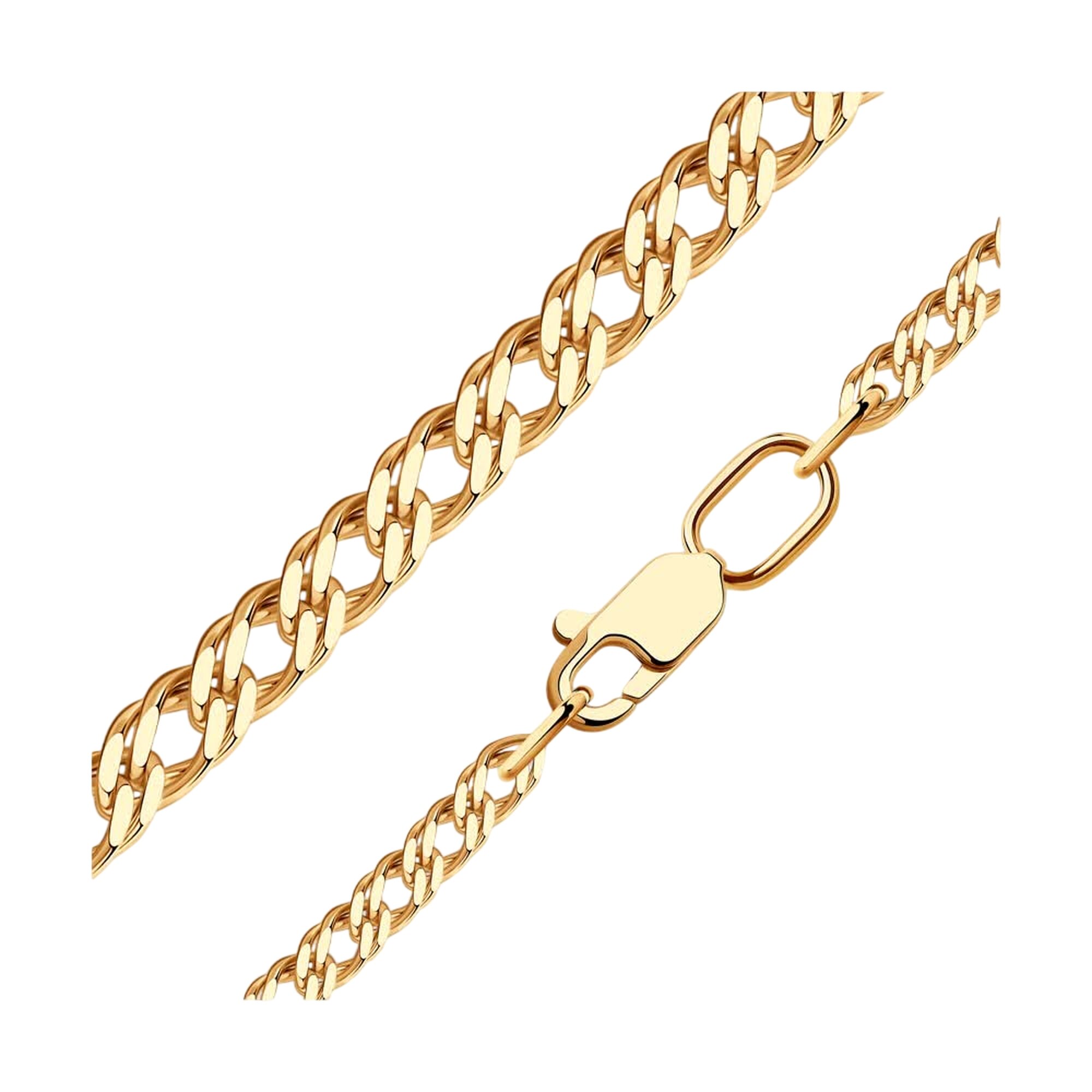 Цепь красное золото, 585 проба