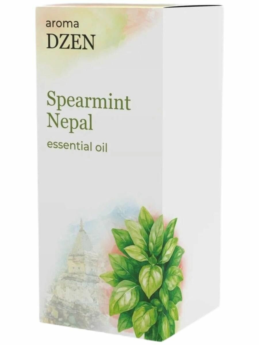 Эфирное масло Мята колосистая Aroma Dzen, для ароматерапии, для бани и сауны, 3 мл