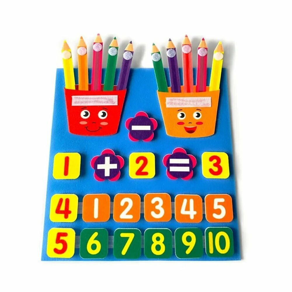 Доска арифметика с войлочными цифрами для детского развития 3O