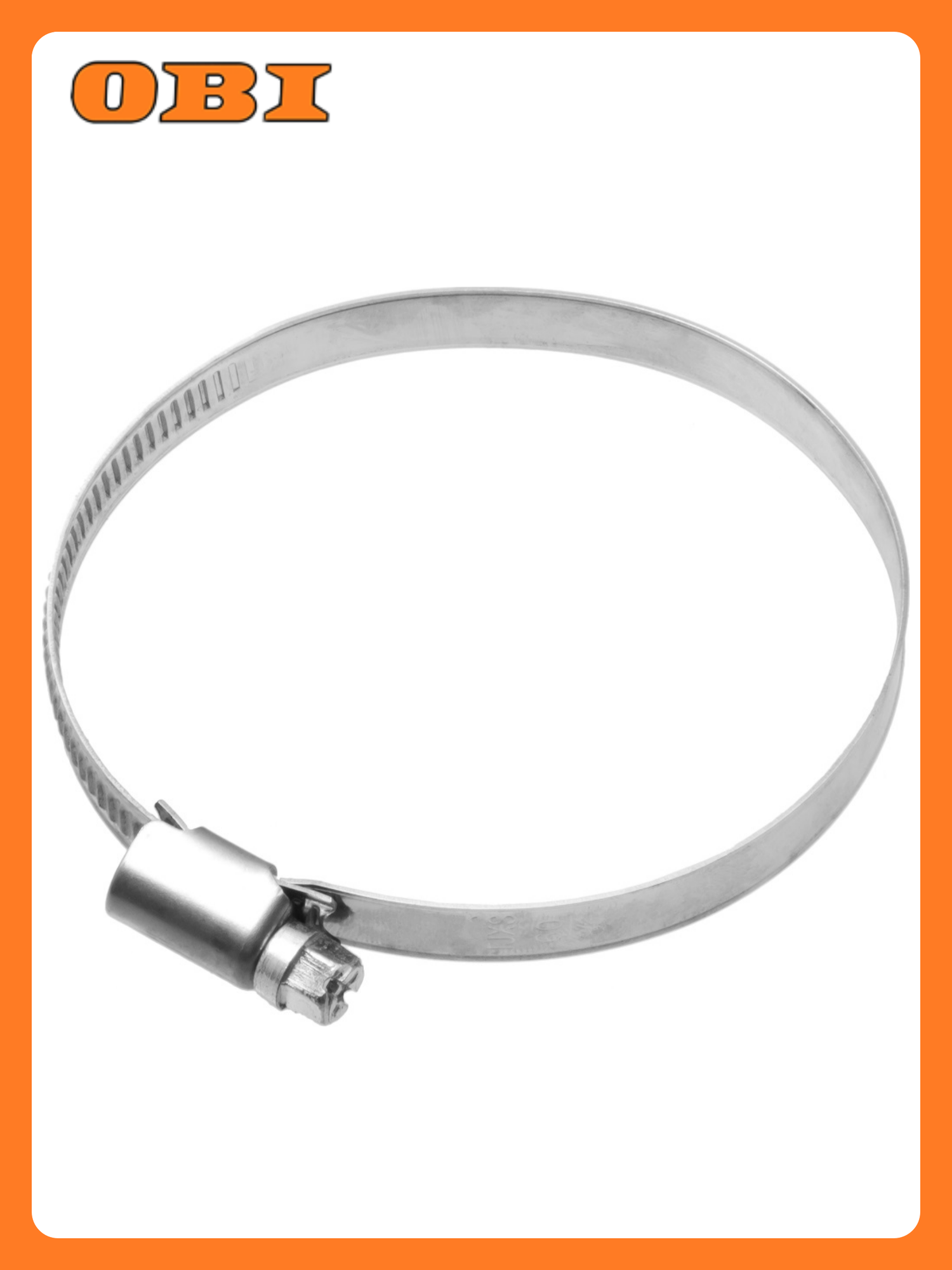 Хомут обжимной Masterprof MPF, нержавеющая сталь, 60-80мм, 2шт