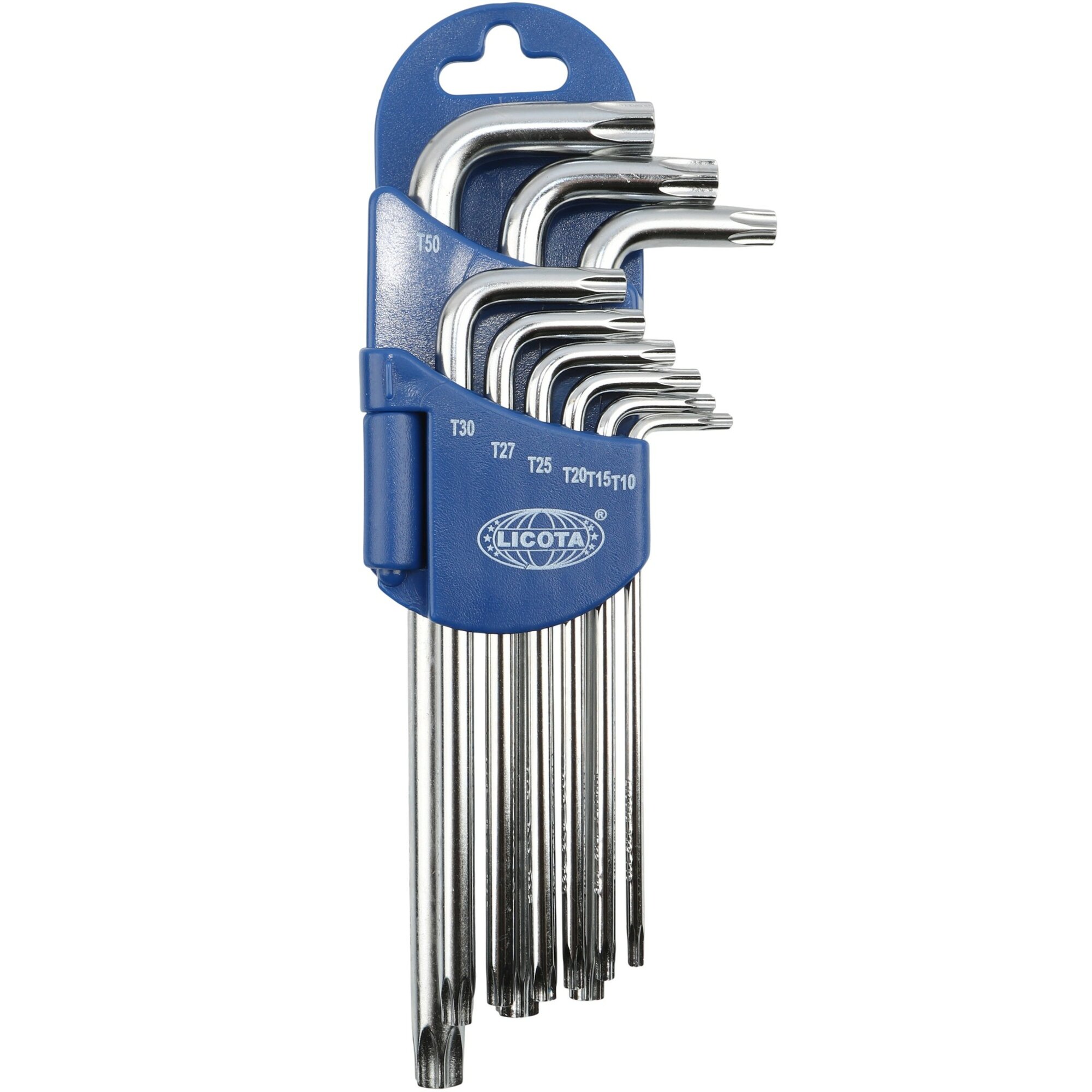 Licota 2TX20091DPM Набор торксов угловых длинных 9пр. T10-T50
