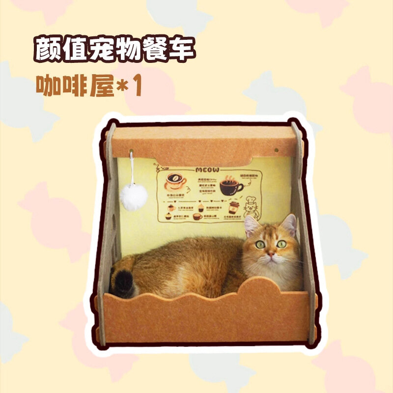 Фетровое кошачье гнездо, новое безопасное кошачье гнездо, универсальное летнее кошачье гнездо на все времена года,