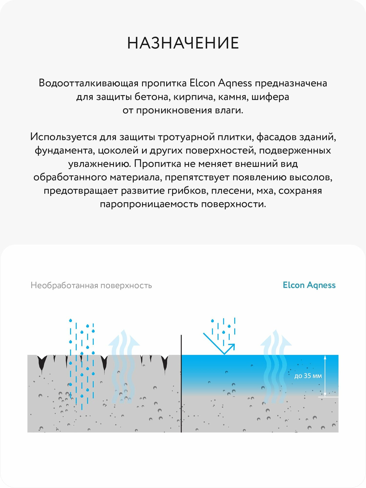 Водоотталкивающая пропитка Elcon Aqness 0,9л. — фото 1