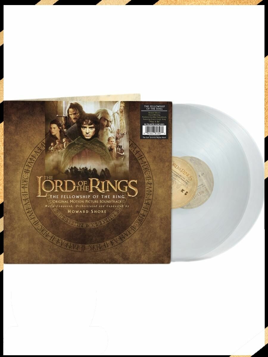 Виниловая пластинка Howard Shore - The Lord Of The Rings: The Fellowship Of The Ring /> 2 x Vinyl, LP, Album, Limited Edition, Clear