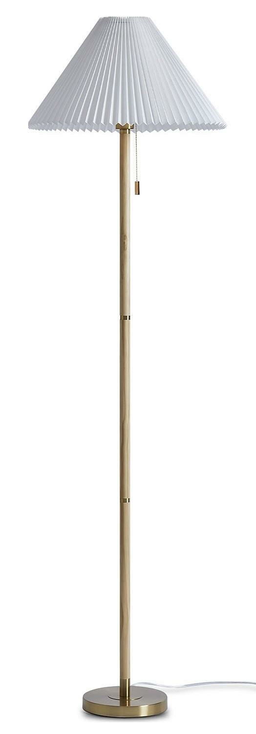 Торшер Freya Kinsley FR5533FL-01BS цвет латунь Накаливания, Светодиодные Модерн