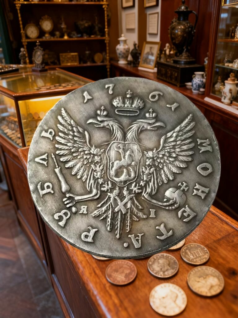 Монеты/Старинная русская монета 1761 года