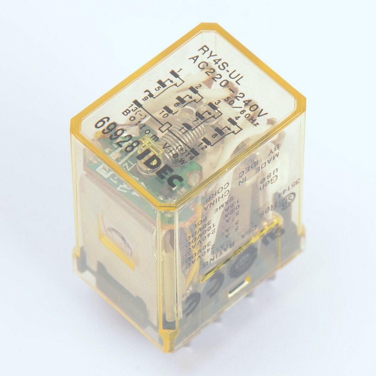 Реле электромагнитное IDEC RY4S-UL AC220-240V (014227)
