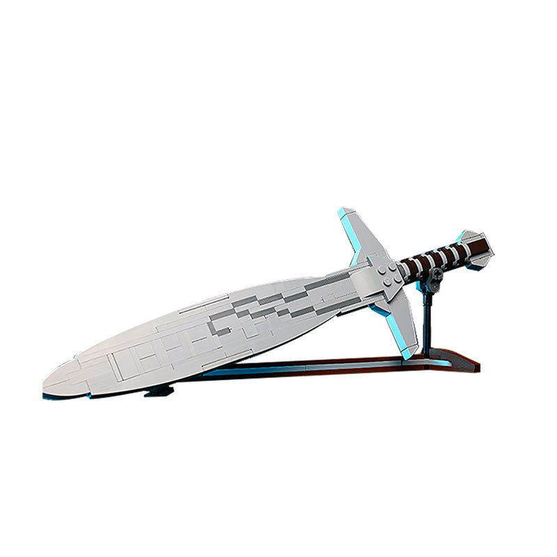 MOC строительные блоки мелкие частицы лоскутный набор Властелин колец жало набор мечей орнамент модель подарок