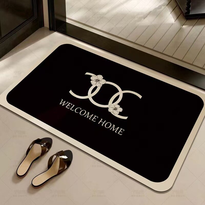 Мат из диатомитовой глины для ванной комнаты с резиновой подошвой, не скользящий, быстросохнущий, 40x60 см,