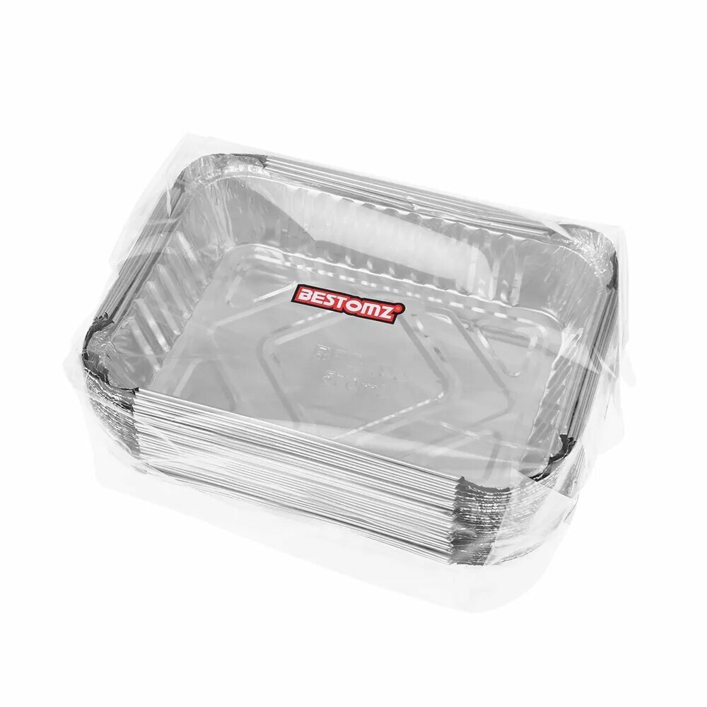 Одноразовые Поддоны Из Тиновой Фольги Для Барбекю, 30 Штук, 570 Мл, Прямоугольные, Экологичные, Для Сбора Жира, Алюминиевые