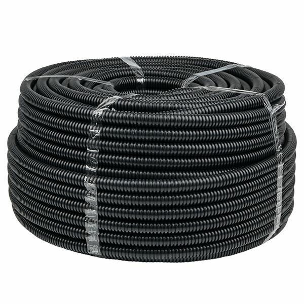 Труба гофрированная EKF диаметр 20 мм, с протяжкой, безгалогенная, FRHF, Plast PROxima, 100 м