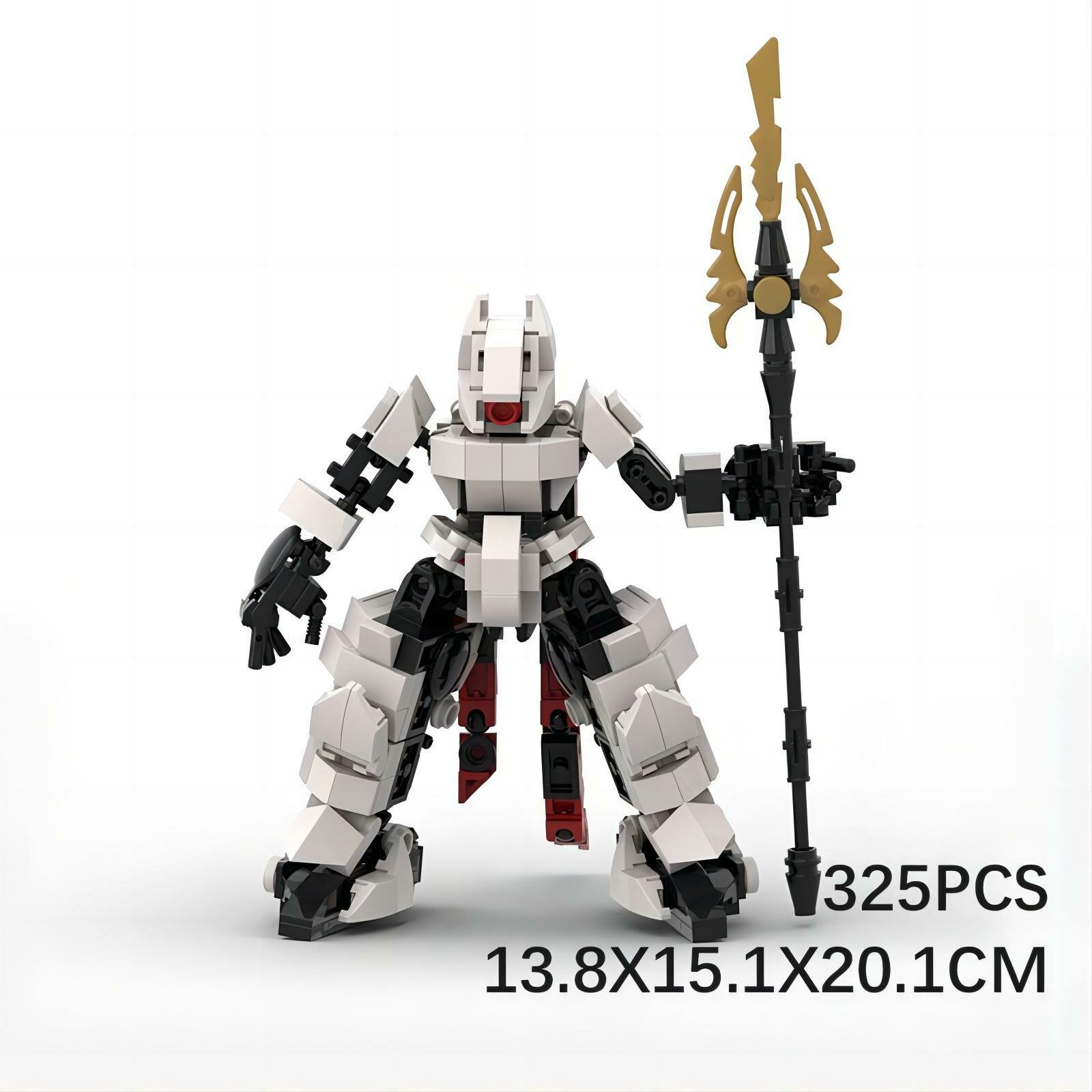 MOC Assault Mobile Team-Lance Творческий сборочный набор Боевой робот Мальчик Игрушечная модель