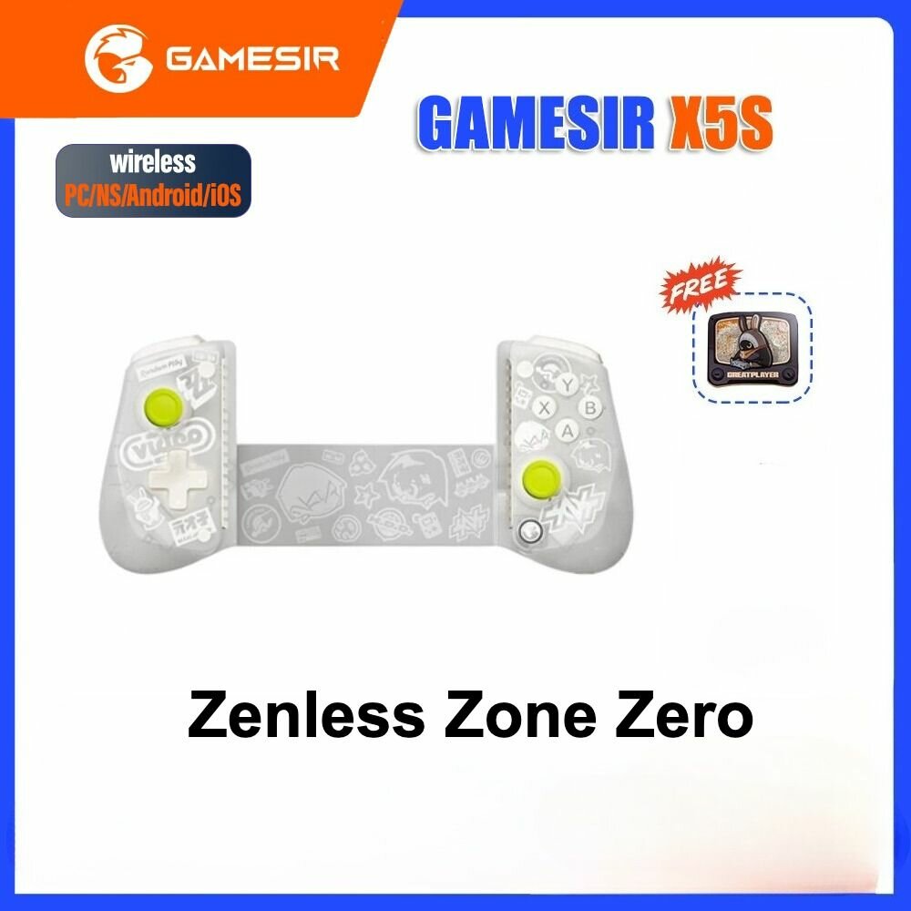 GameSir X5s ZZZ Беспроводной игровой контроллер Stretch Bluetooth для IOS Android Swi Zenless Zone Zero Совместный стиль
