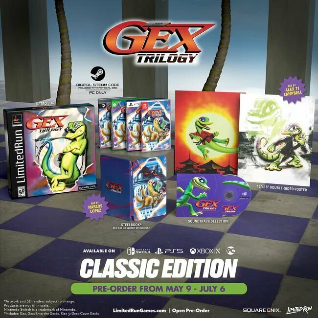 GEX Trilogy Classic Edition (LRG) , для Nintendo Switch , Картридж, Английская версия — фото 1