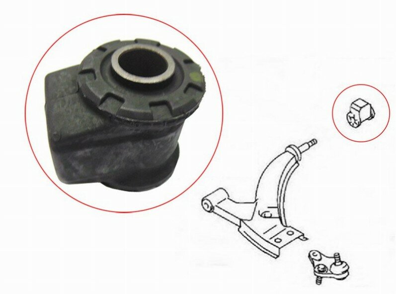 Сайлентблок SAT ST-48655-12060 рычага Toyota Corolla E90 87-92, Sprinter 87-91