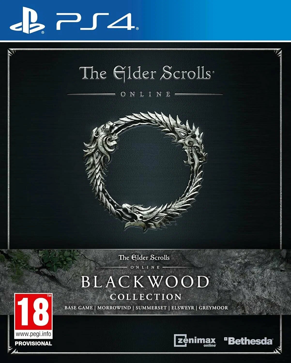 Игра на диске The Elder Scrolls Online Blackwood Collection PS4