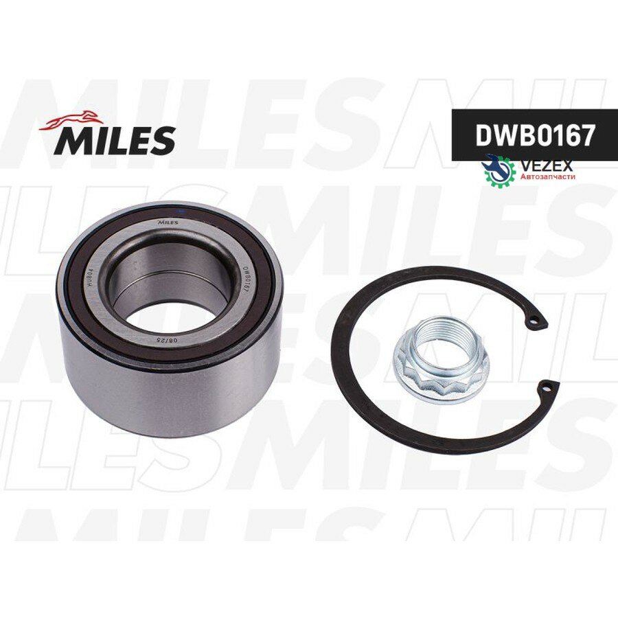MILES DWB0167 Подшипник ступицы BMW 3 F30/F31/F34/4 F32/F33/F36 11- зад. DWB0167