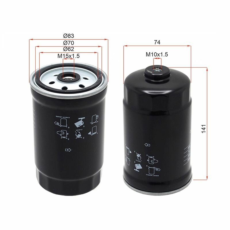 Фильтр топливный hyundai santa fe 2,2 12- SAT ST-31922-2W000, oem 319222B900