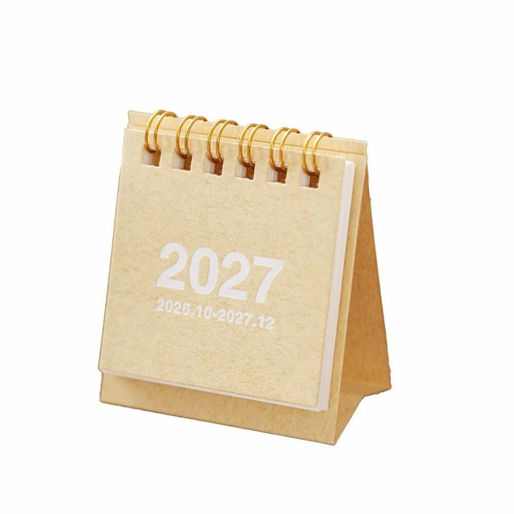 Настольный календарь, с октября 2026 года по декабрь 2027 года, подходит для студентов
