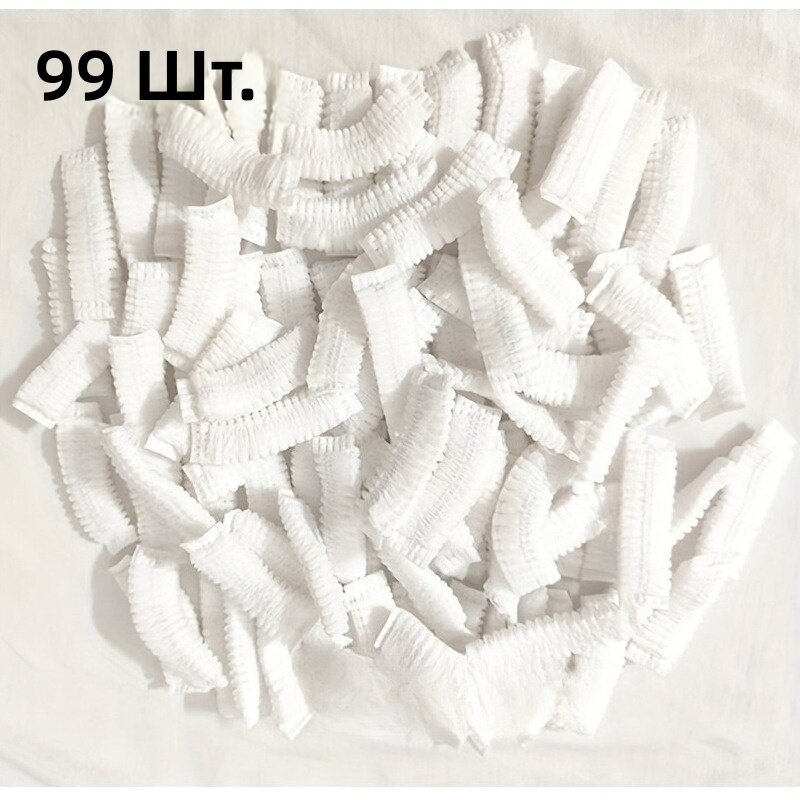 Чехлы-фильтры для пылесоса из нетканого материала, 99 шт, одноразовые, эластичные, подходят для бытовых пылесосов