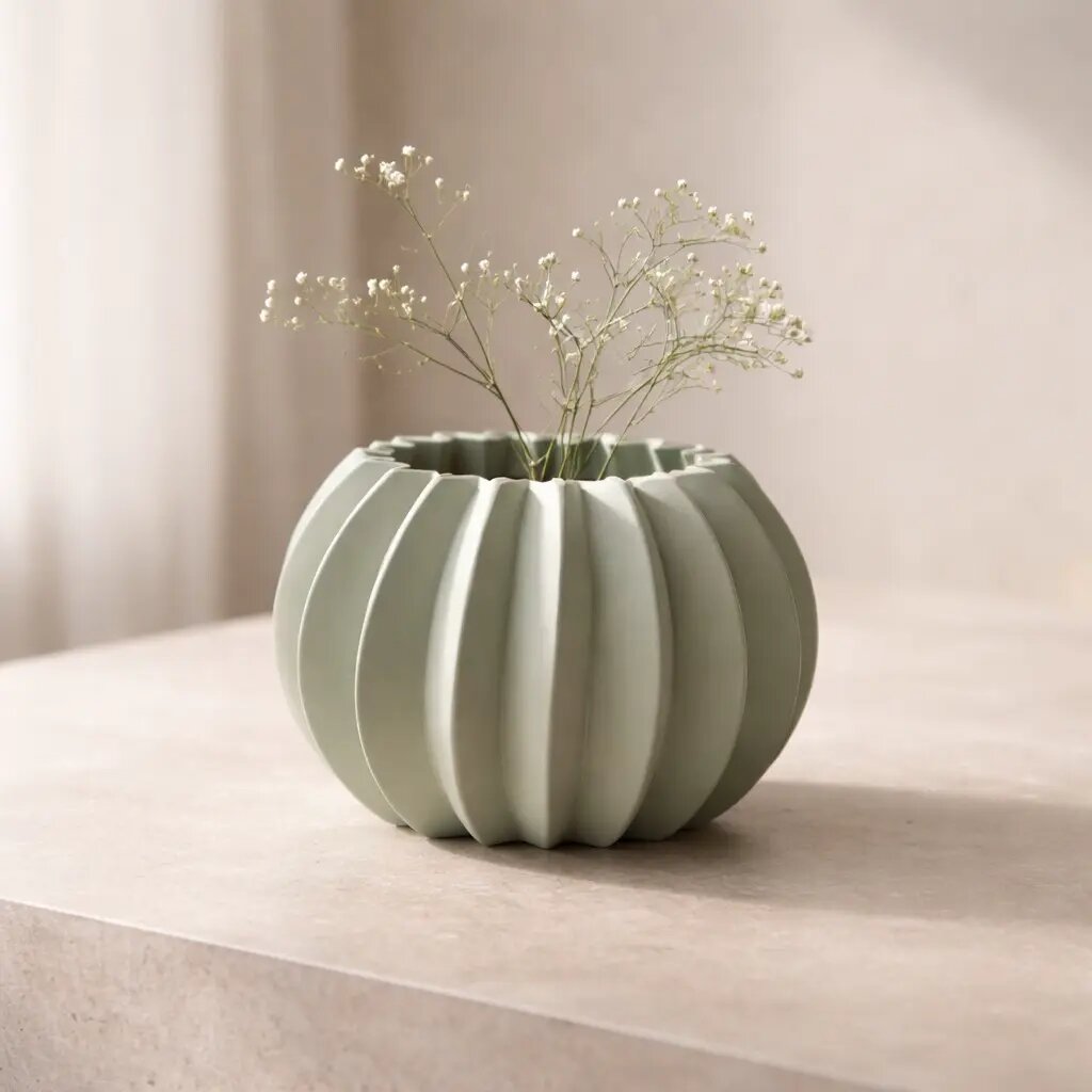 Ваза декоративная дизайнерская, 3D-печать, 3DOPRU арт. VASE-CC-26df80b316ec