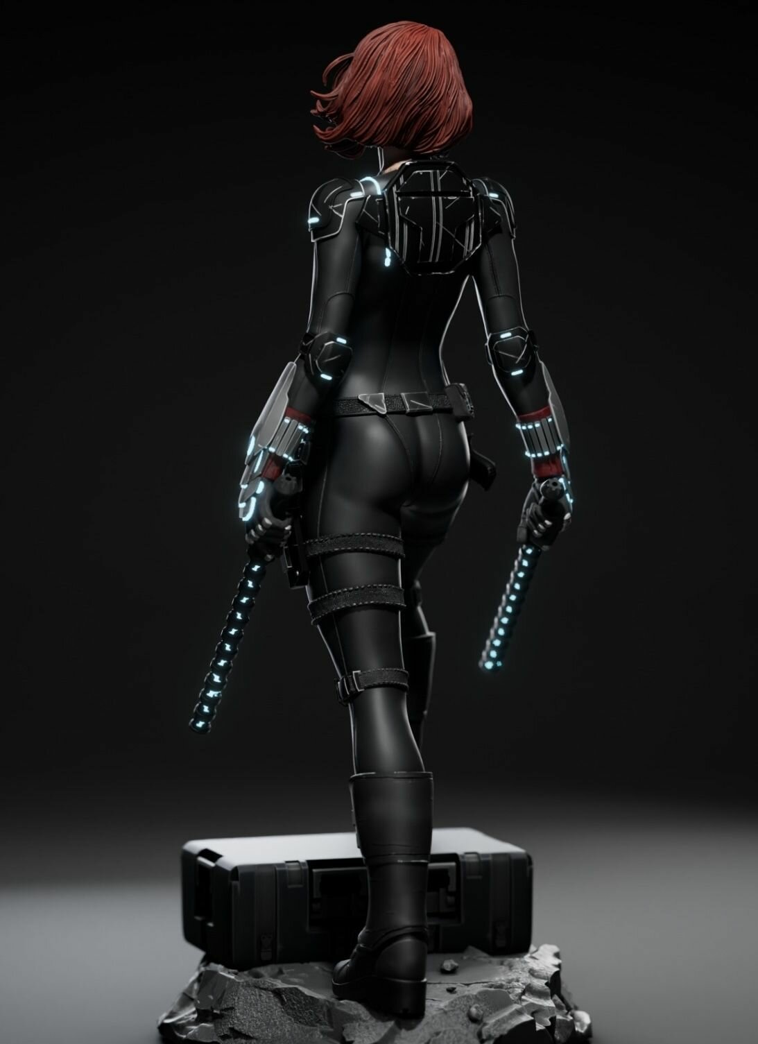 Статуэтка Black Widow фигурка 16 см под раскраску