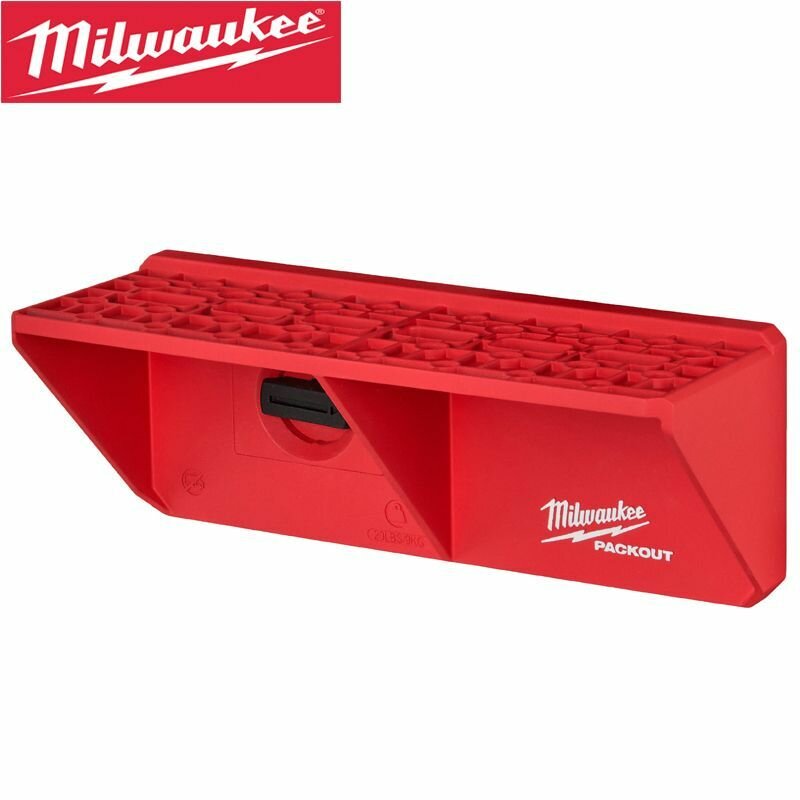 Milwaukee 48-22-8341 PACKOUT Стойка для отверток Многоразмерные и многоформенные слоты Стойка для хранения инструментов для самостоятельной настройки