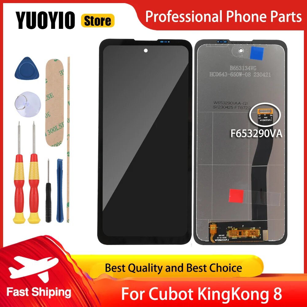 Оригинальный ЖК-дисплей Cubot KingKong 8 для замены Cubot King Kong 8, ЖК-дисплей, инструменты F653290VA