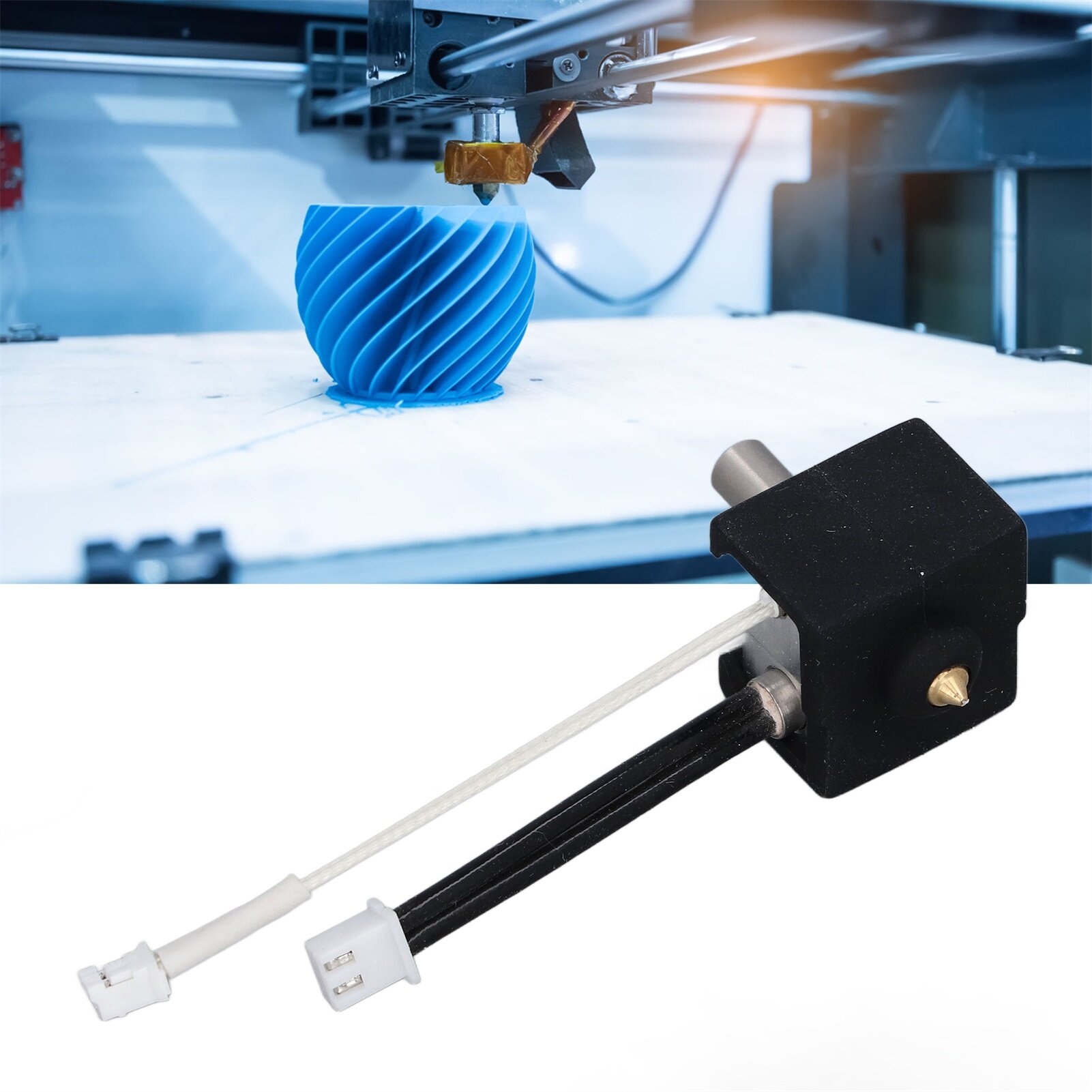 Набор нагревательных блоков экструдера Hotend, латунное сопло, сборный комплект экструдера Hotend для 3D-принтера для CREALITY Ender 3V3 SE