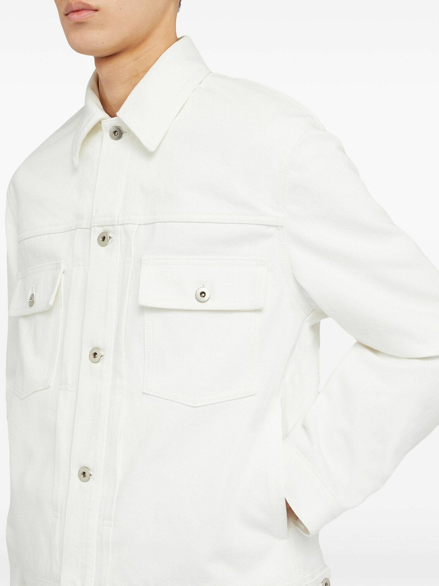 Куртка джинсовая Jil Sander, размер M, белый — фото 1