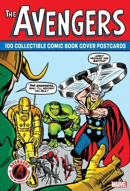 Entertainment, Marvel "Avengers: 100 collectible comic book cover postcards"