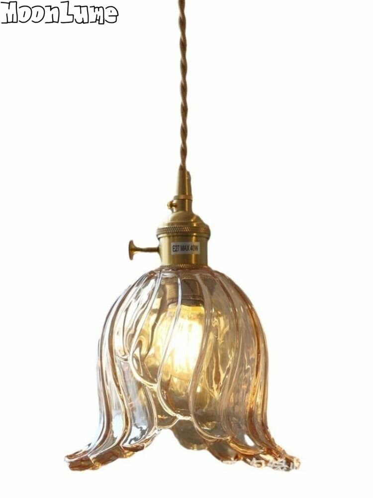 Люстра "Кованая", E27, 1 лампа, LED, цвет свечения теплый белый，янтарный