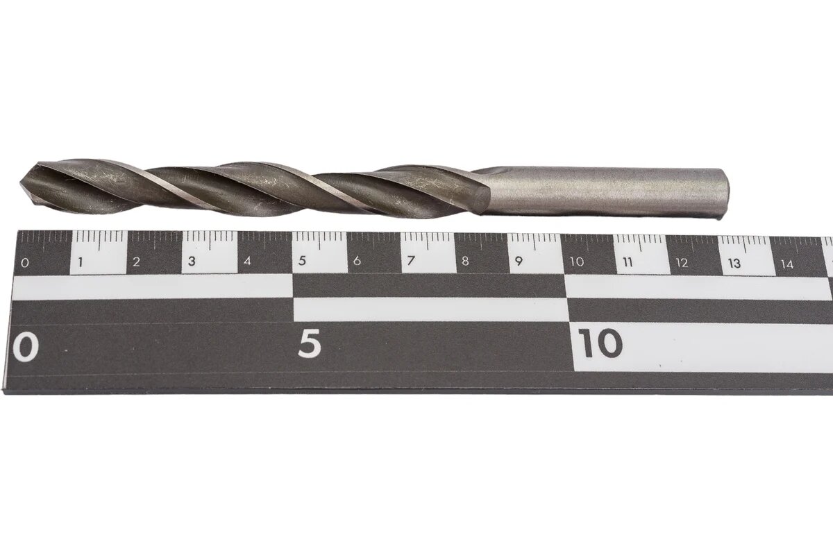 Сверло по металлу Туламаш цилиндрический хвостовик 10.5 мм Р6М5 116681 для станков