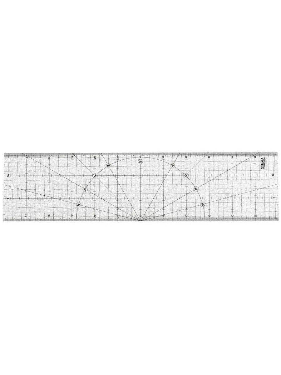 Линейка OLFA разметочная, метрическая, 150х600мм {OL-MQR-15x60}