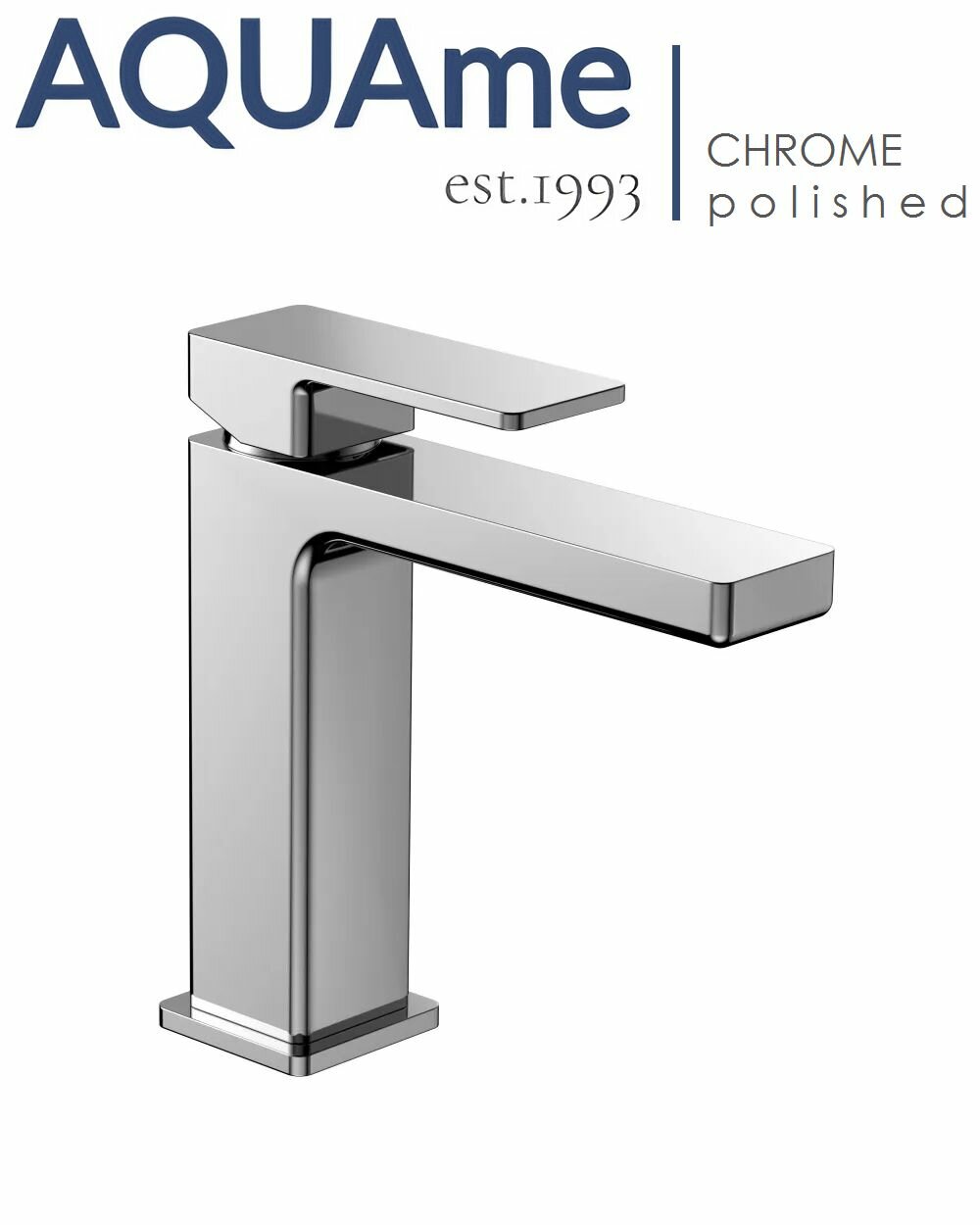 Смеситель для раковины AQUAme Savona 125 полированный хром AQM6810CR