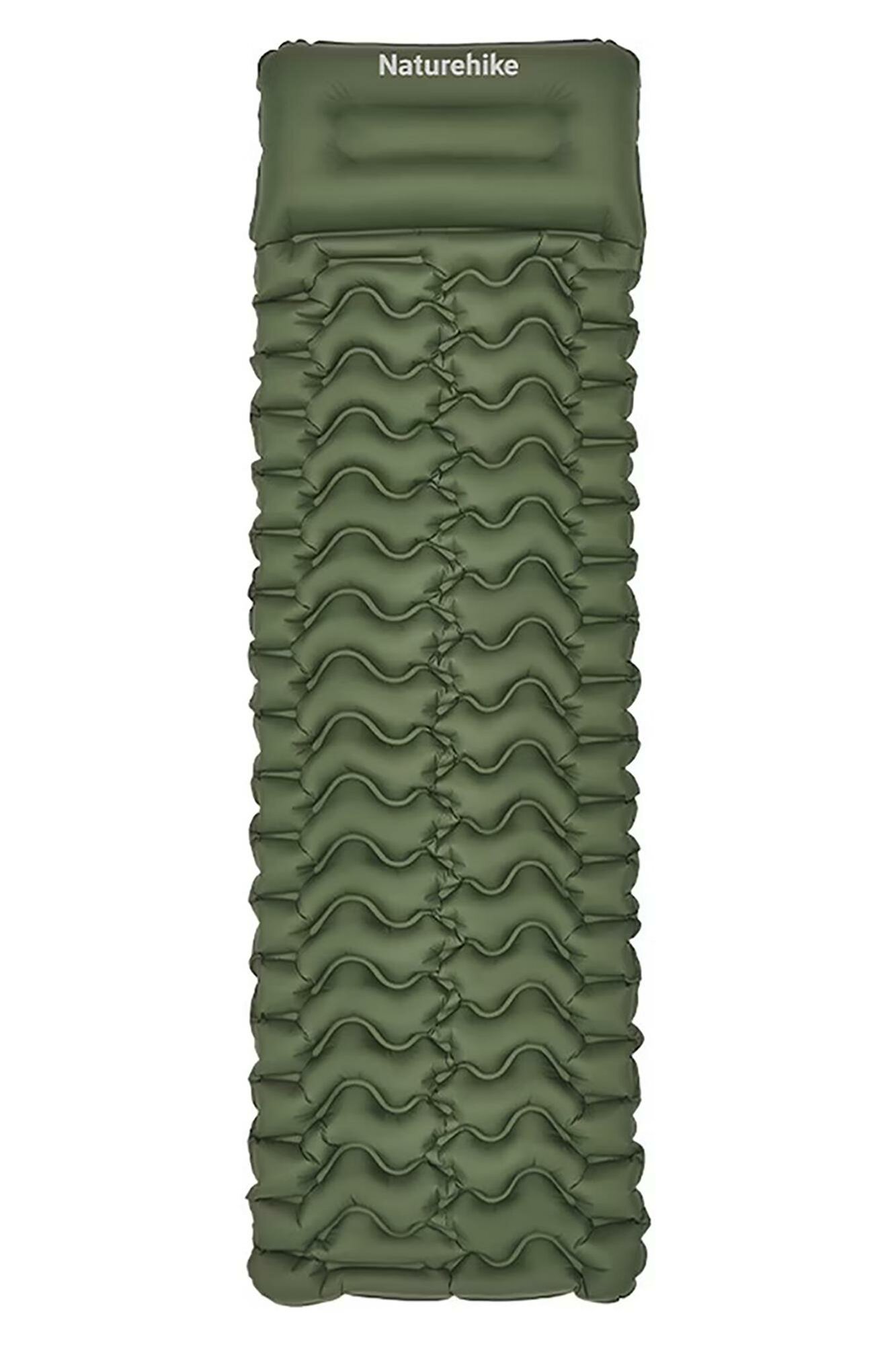 Коврик надувной Naturehike FC01 Inflatable Cushion 6.5Cm Army Green