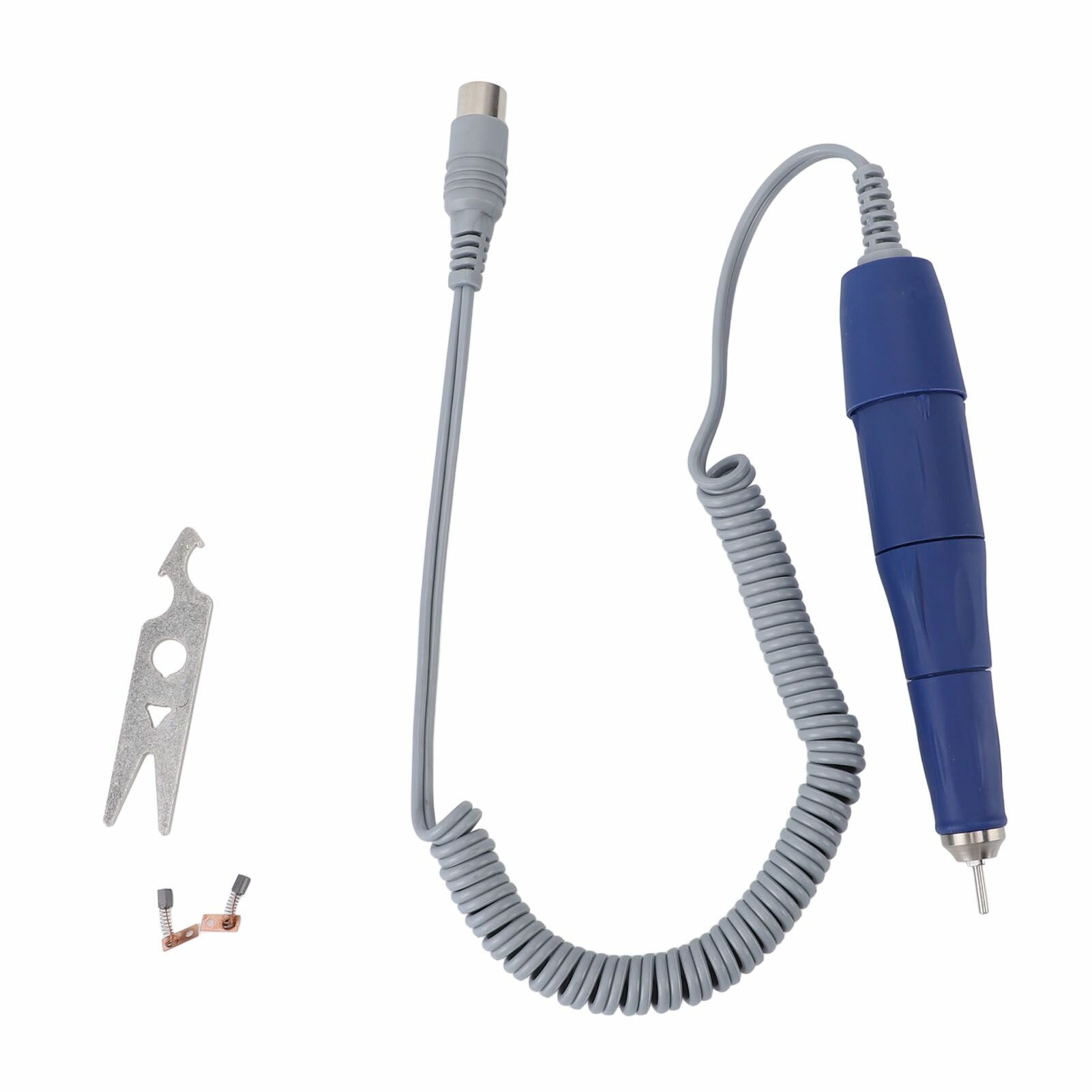 Ручка микромотора с 2 угольными щетками, патрон 2,35 мм, шлифовальный наконечник 40000 об/мин для электрической полировальной и резьбовой машины