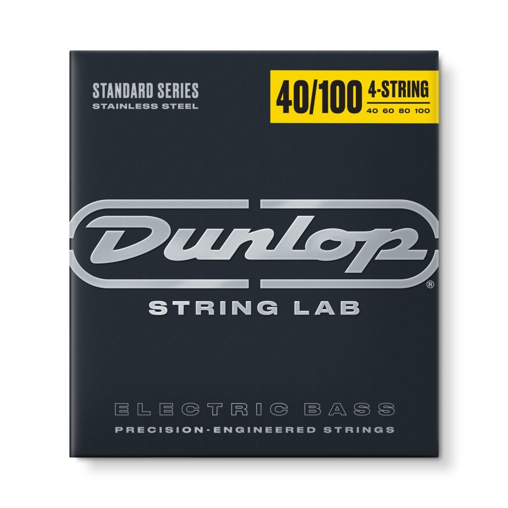 DBS40100 Комплект струн для бас-гитары, нерж. сталь, Light, 40-100, Dunlop
