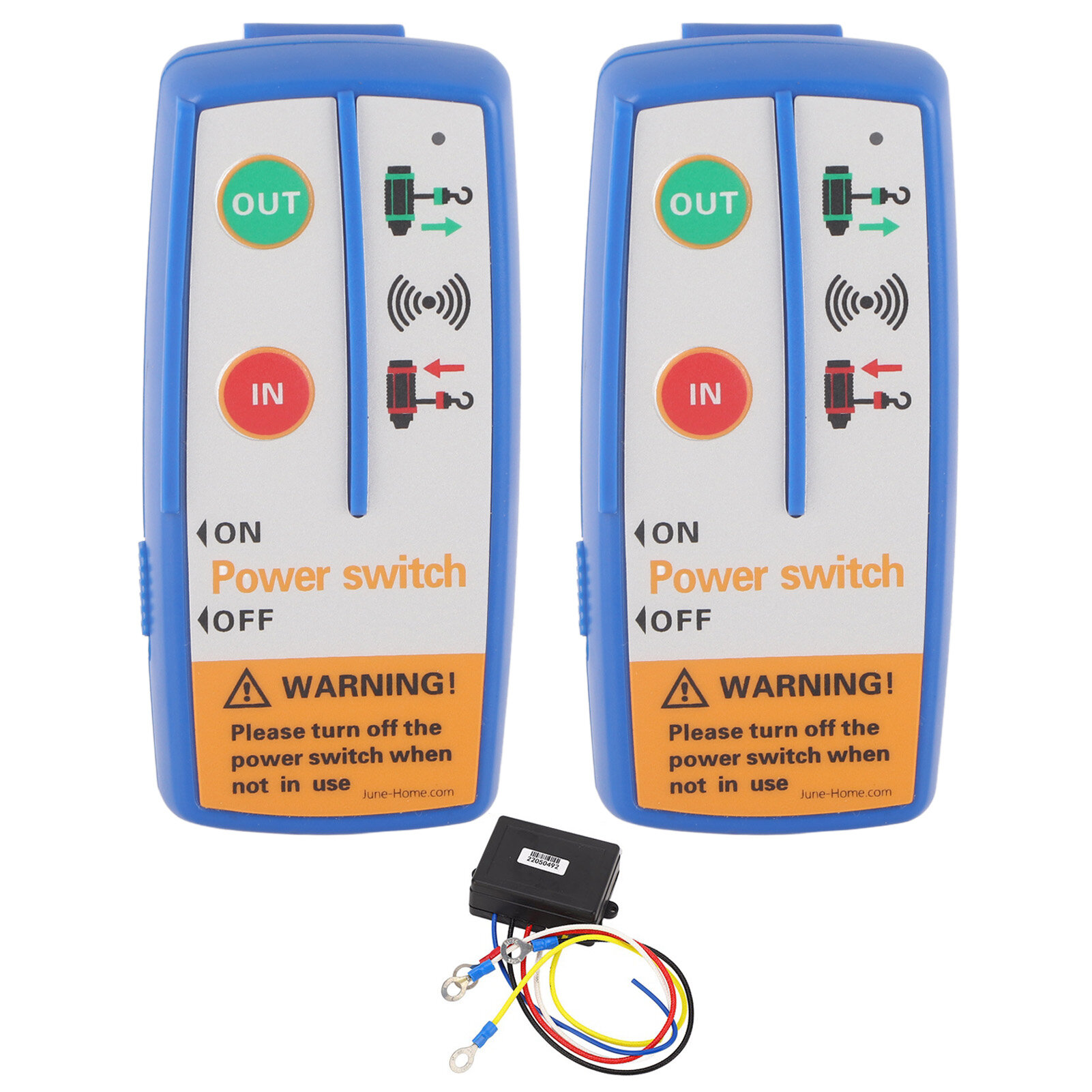 Беспроводной пульт дистанционного управления 12 В, длина 50 футов, для управления движением вперед и назад, подходит для грузовиков и квадроциклов.