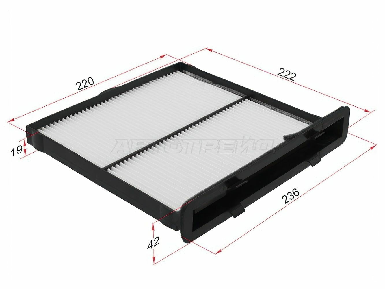 Фильтр салона для Субару Импреза, XV арт ST720001 SAT