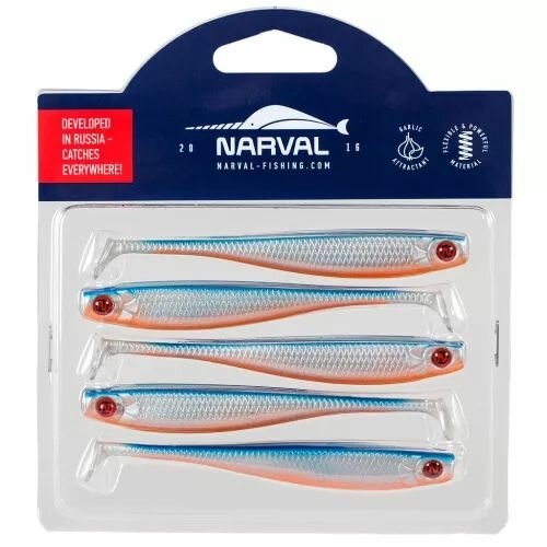 Силиконовая приманка Narval Skinny 10см. #001 5шт.
