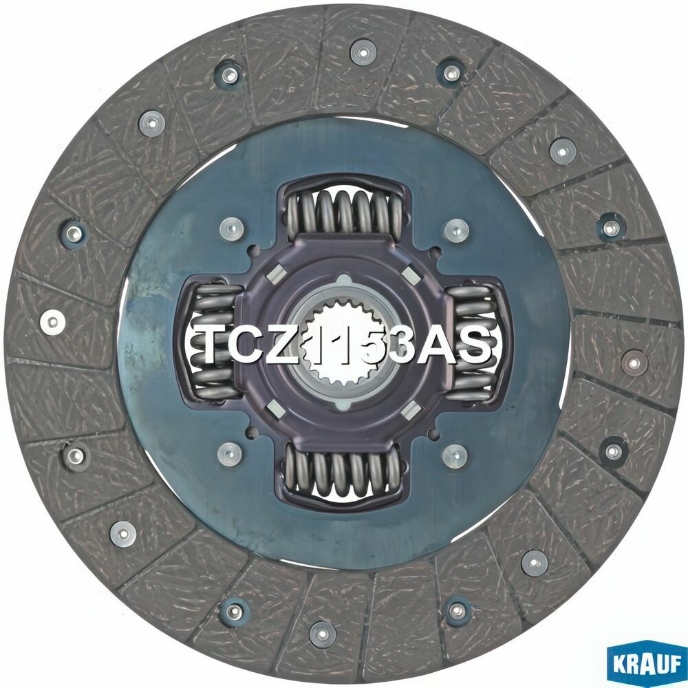 Диск сцепления ведомый, для Тойота Авенсис 2, Хайлюкс, Ленд Крузер, Фольксваген Таро, Сузуки Гранд Витара арт TCZ1153AS