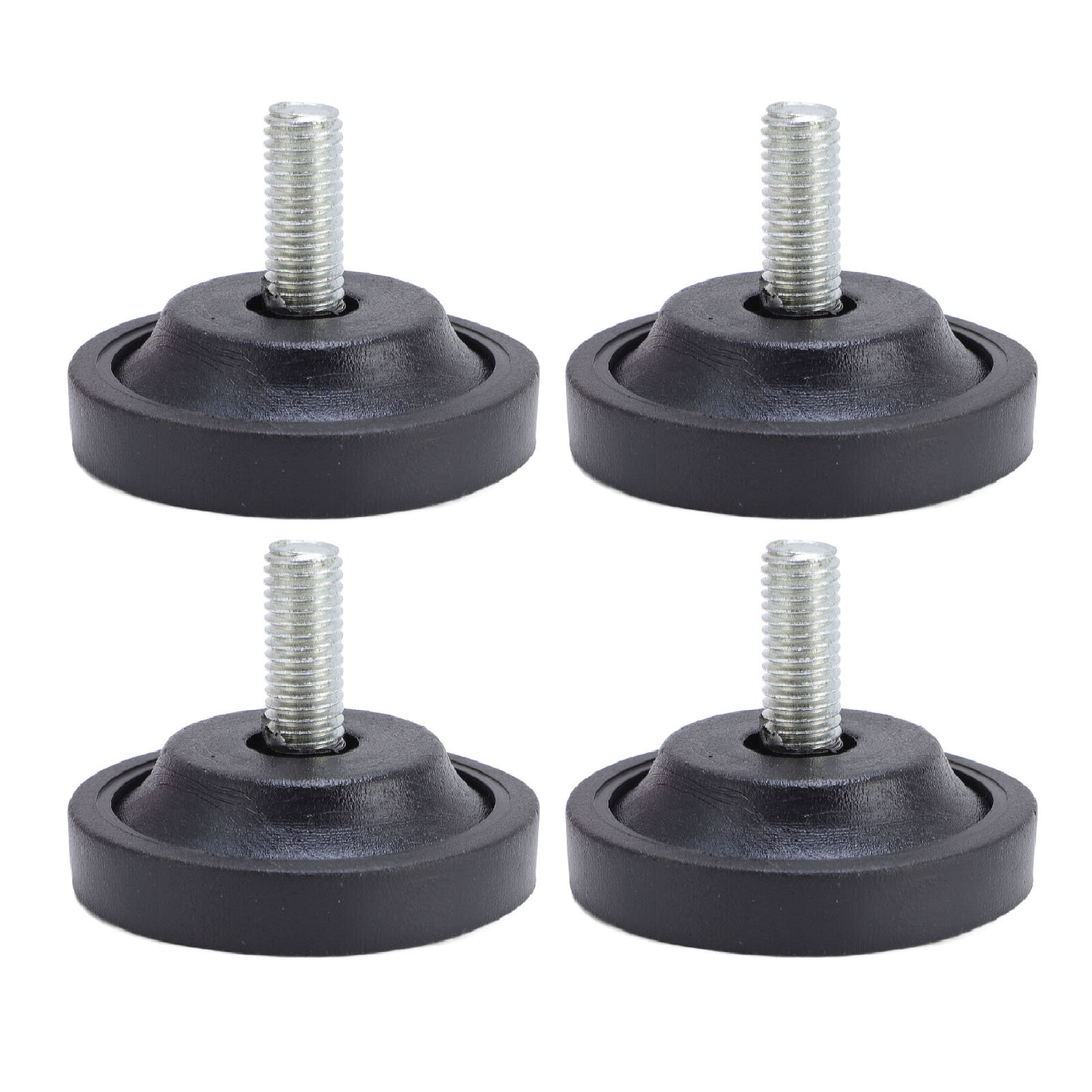 4 шт. винтовые резиновые ножки для мебели, регулируемые с резьбой M10, ножки для стола, стула, дивана, диаметр 58 мм