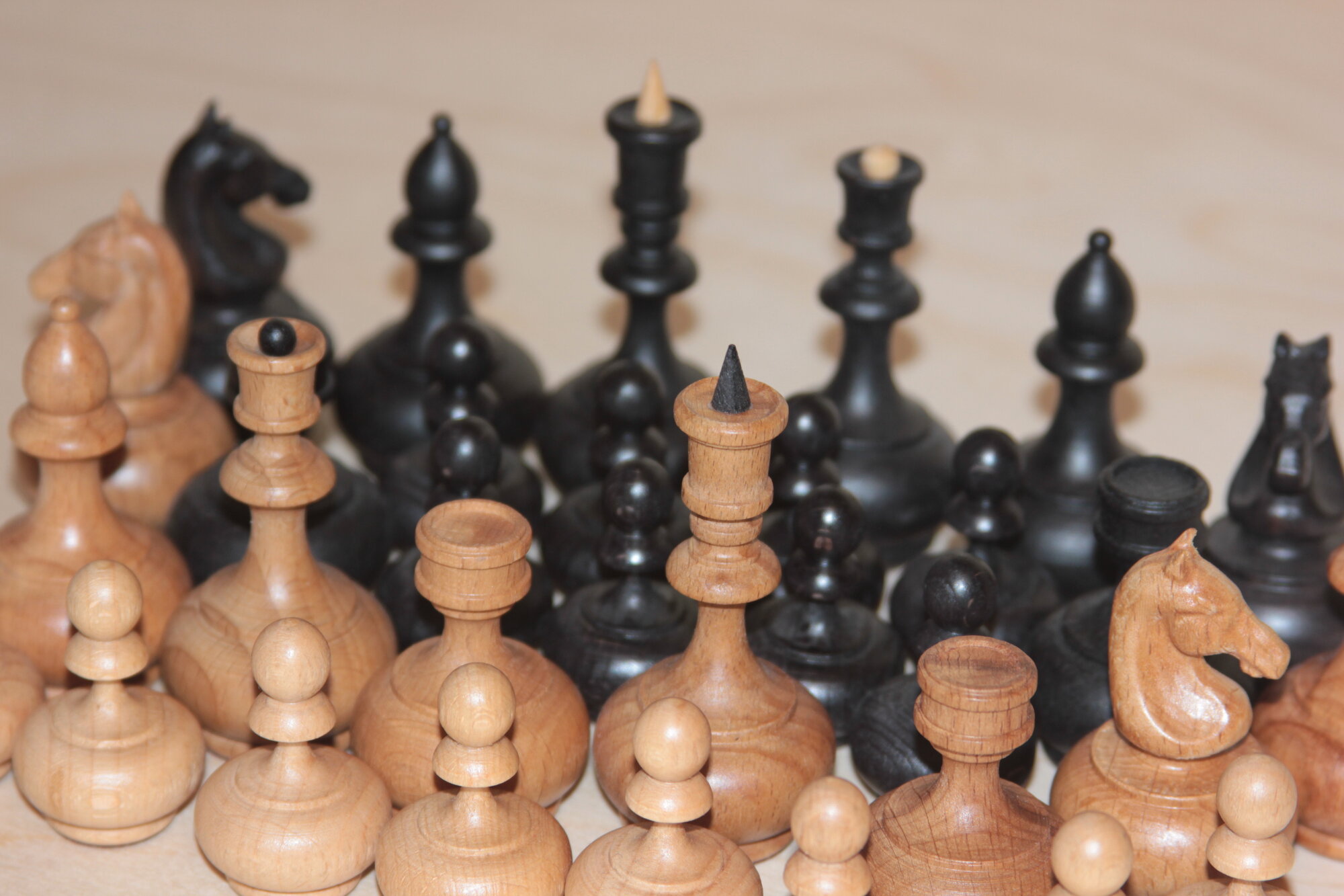 WoodGames Шахматные фигуры "Вудгеймс" из бука (без утяжелителей, без доски)