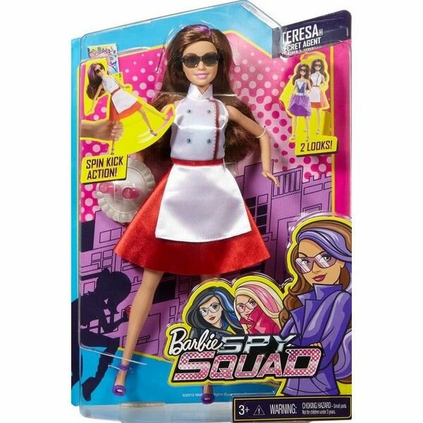 Кукла Барби Шпионы Секретный агент Тереза (Barbie SpySquad Tereza) DHF07, 29 см Mattel