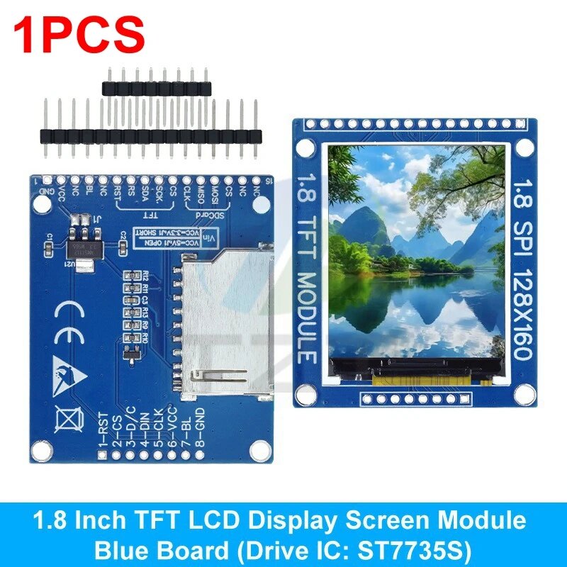 1.8-дюймовый ЖК-дисплей TFT ST7735S для Arduino 1PCS 1.8 TFT Blue