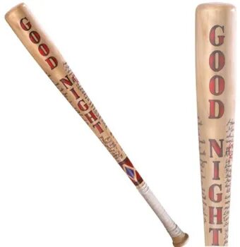 Бейсбольная бита Харли Квинн "Good night" - Harley Quinns baseball