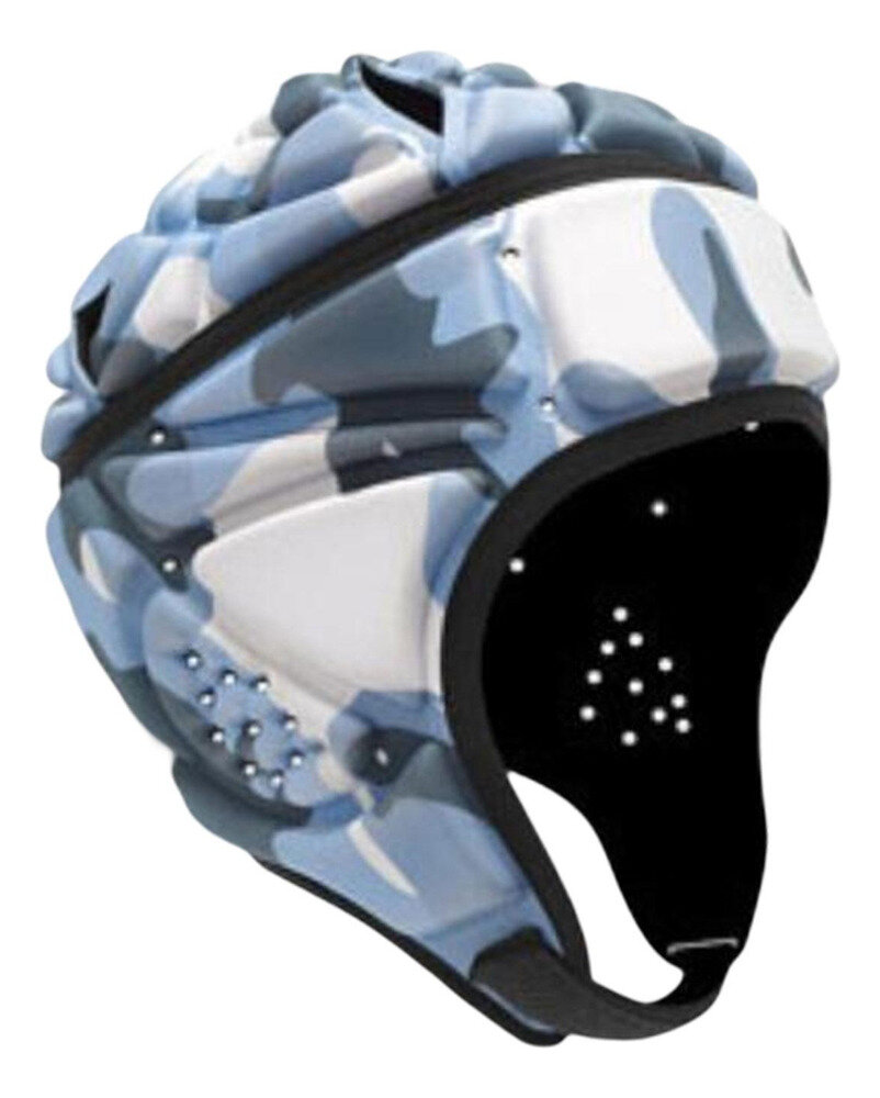 Шлем для регби "Спорт", регулирумый ремешок, эластичный шнурок, губка высокой плотности